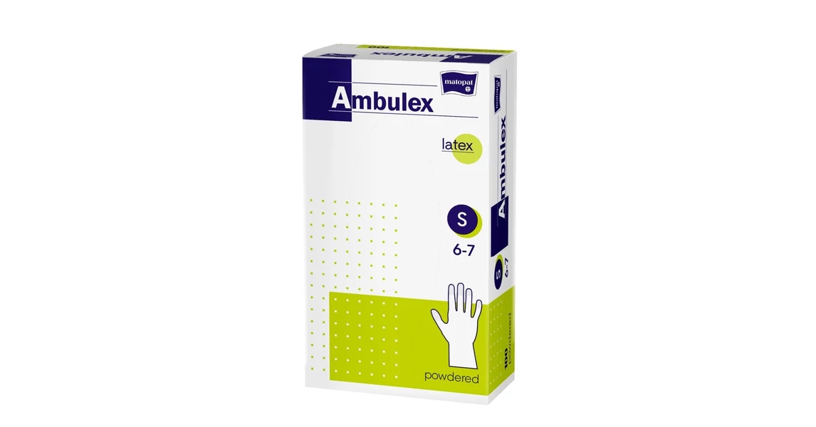 AMBULEX latex kesztyű