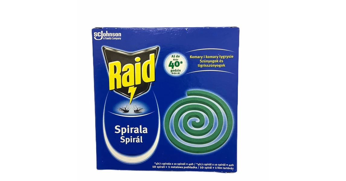 Raid kerti spirál